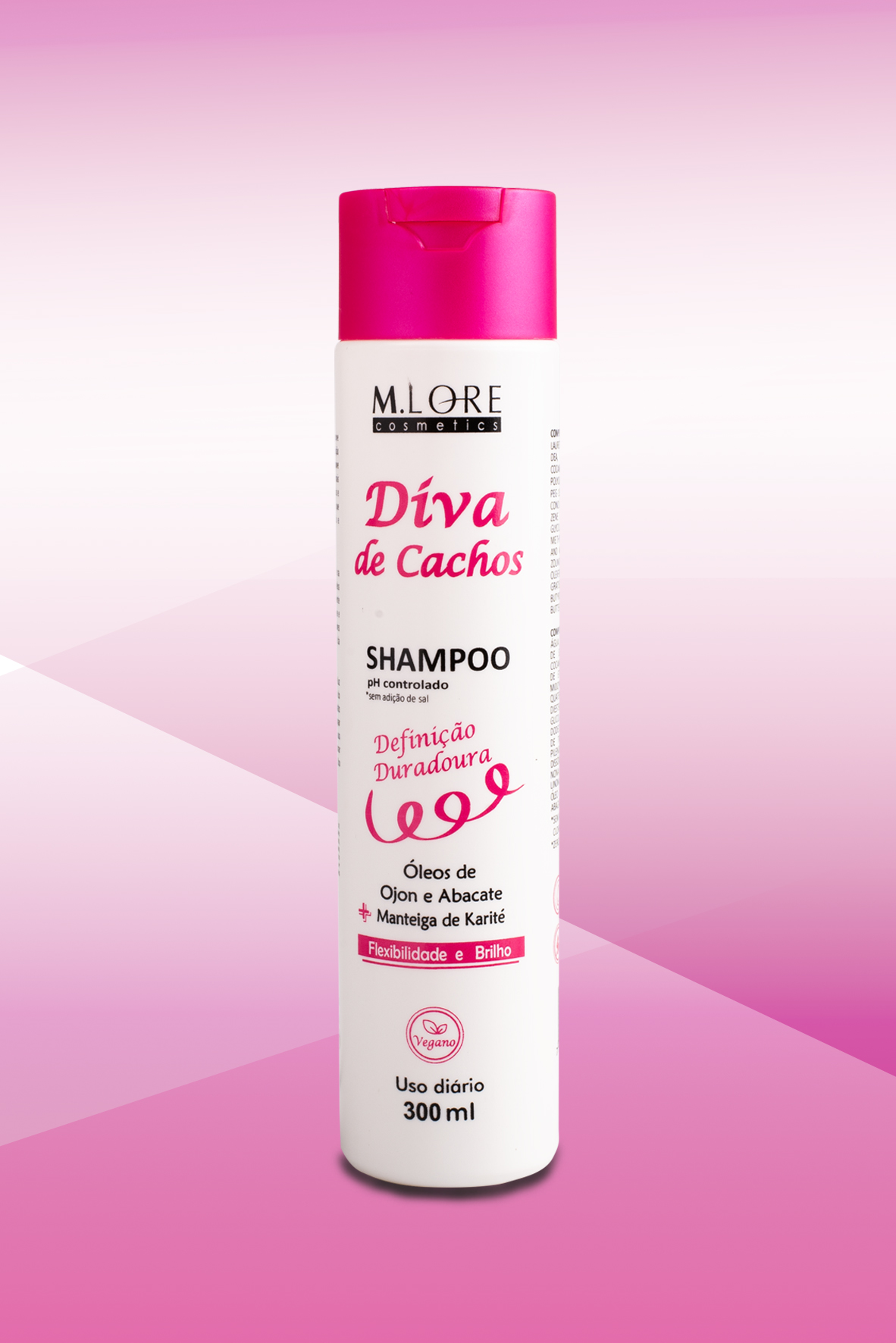 Shampoo Diva de Cachos MLORE 300ml - Mlore Cosméticos